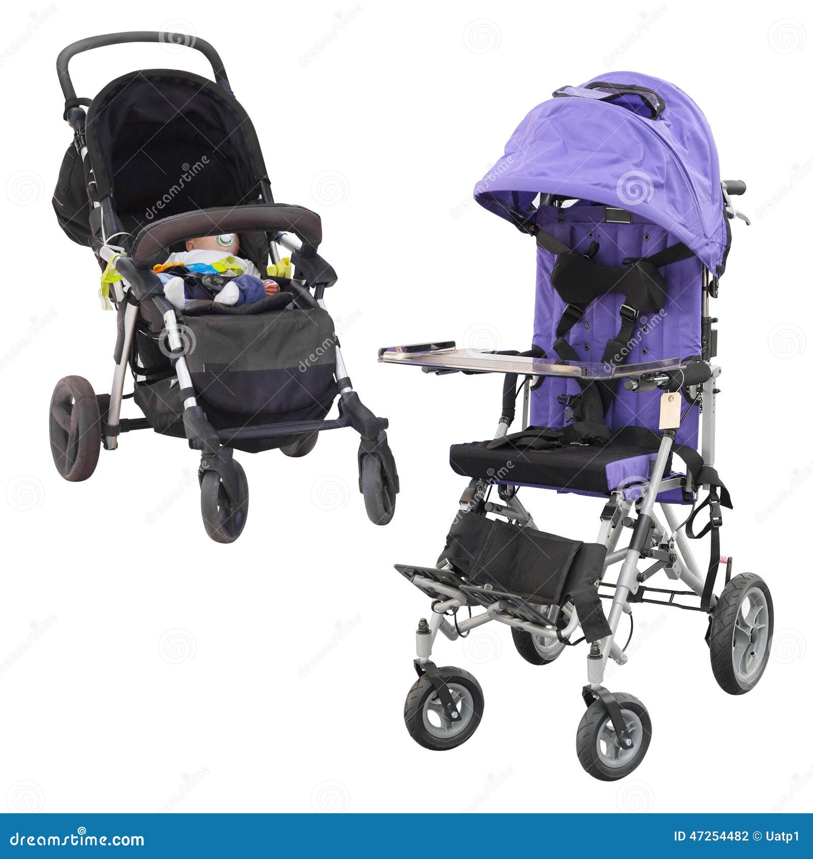 Perambulator stock photo. Image of wheel, blue, family - 47254482