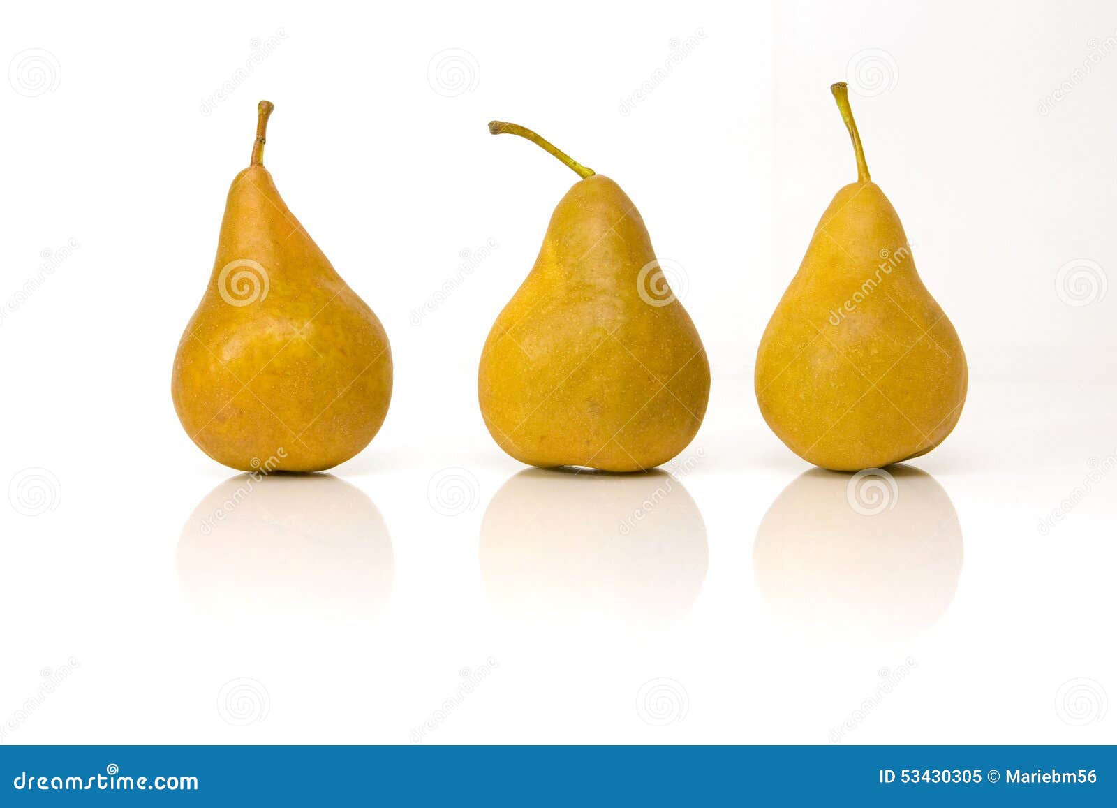 3 peras imagen de archivo. Imagen de cubo, verde, fibra - 53430305