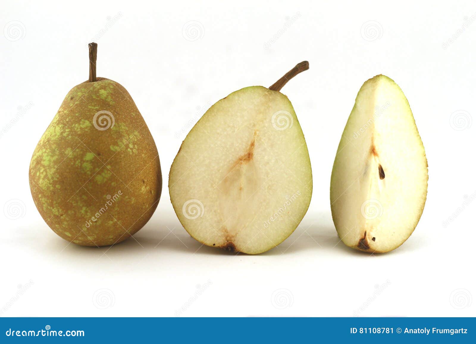 Peras imagen de archivo. Imagen de pera, corte, alimento - 81108781