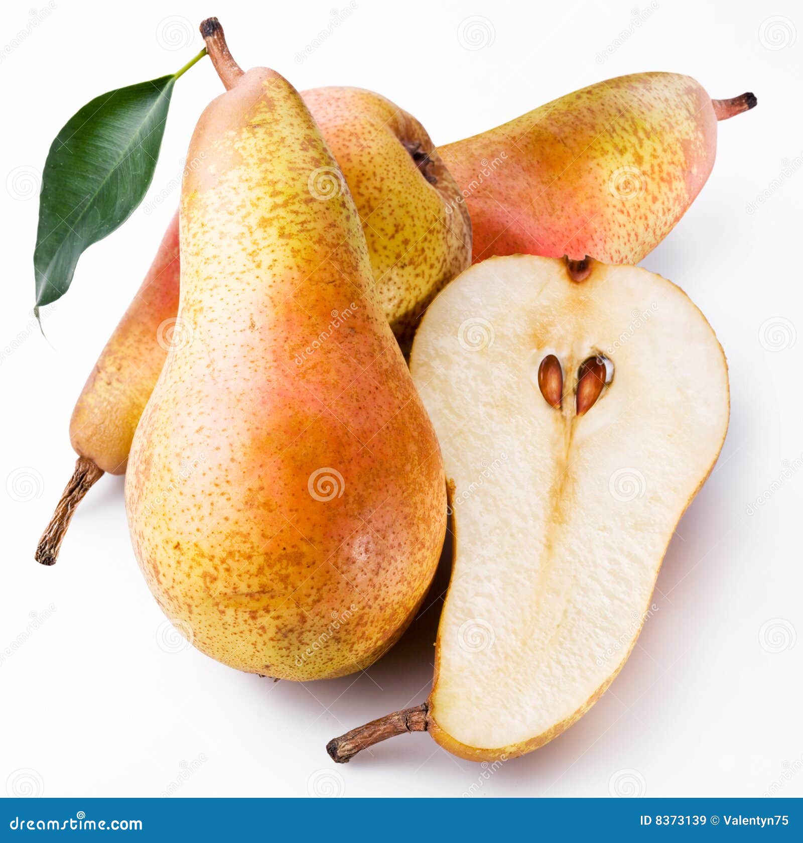 Peras imagem de stock. Imagem de cortado, corte, piscado - 8373139