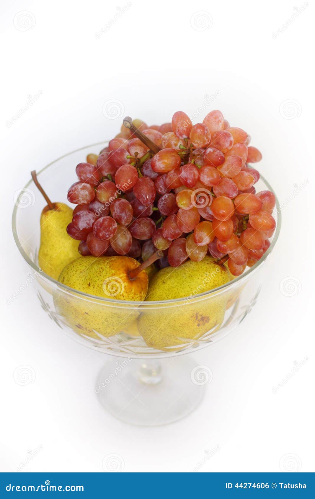 Peras y uvas foto de archivo. Imagen de cepillo, alto - 44274606