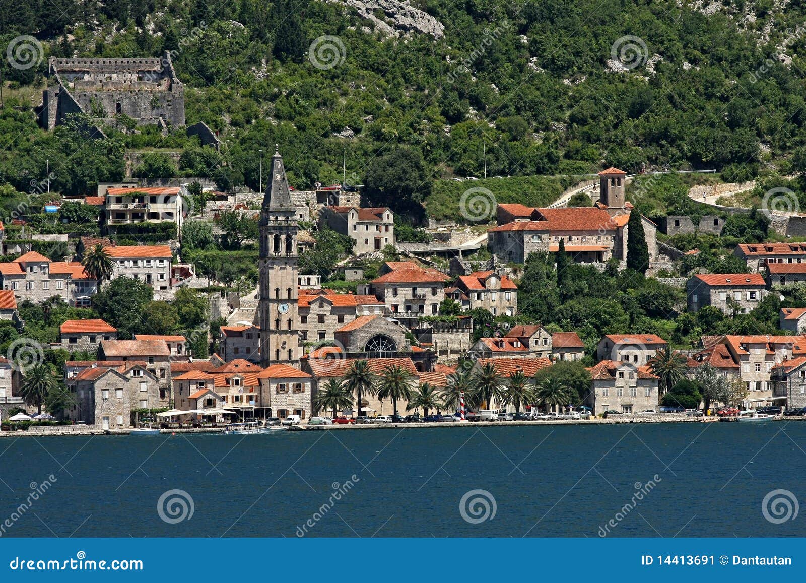 Perast stock image. Image of history, montenegro, ancient - 14413691