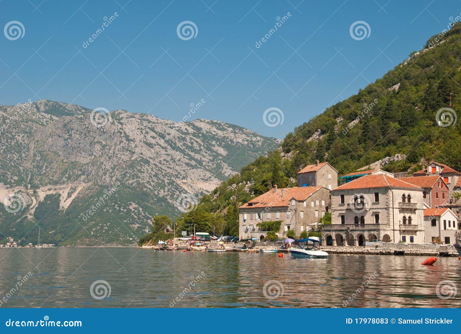 Perast, Montenegro stock image. Image of building, kotor - 17978083