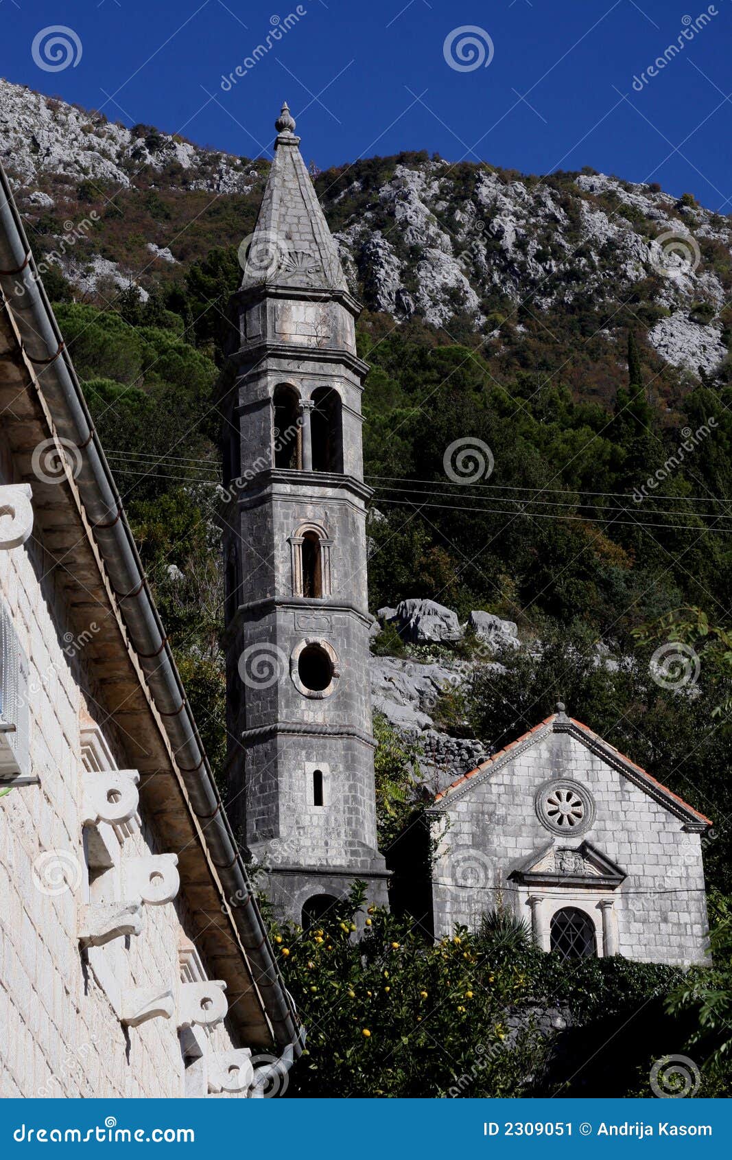 Perast Montenegro stock image. Image of church, buildings - 2309051