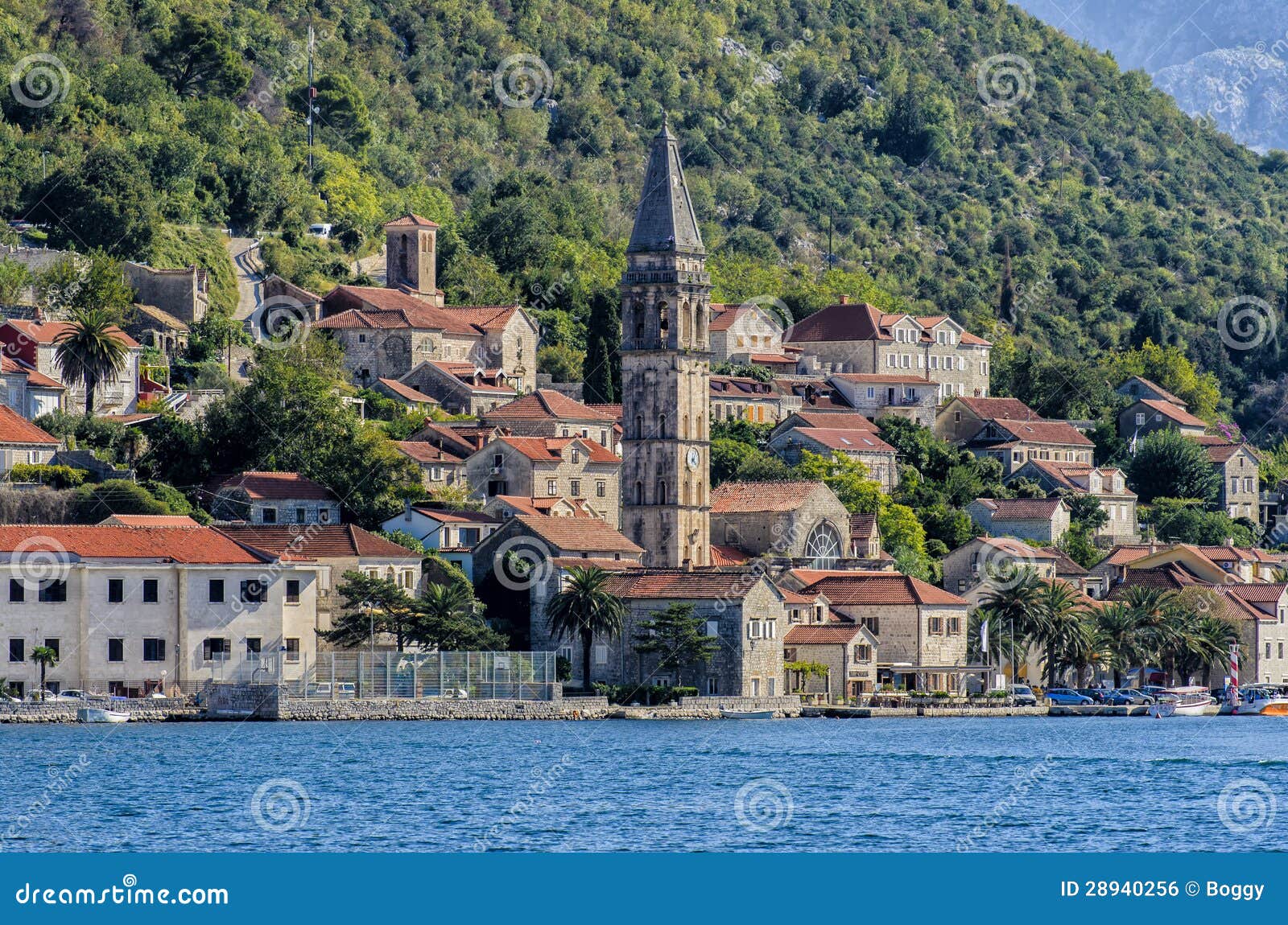 Perast, Montenegro stock photo. Image of europe, adriatic - 28940256