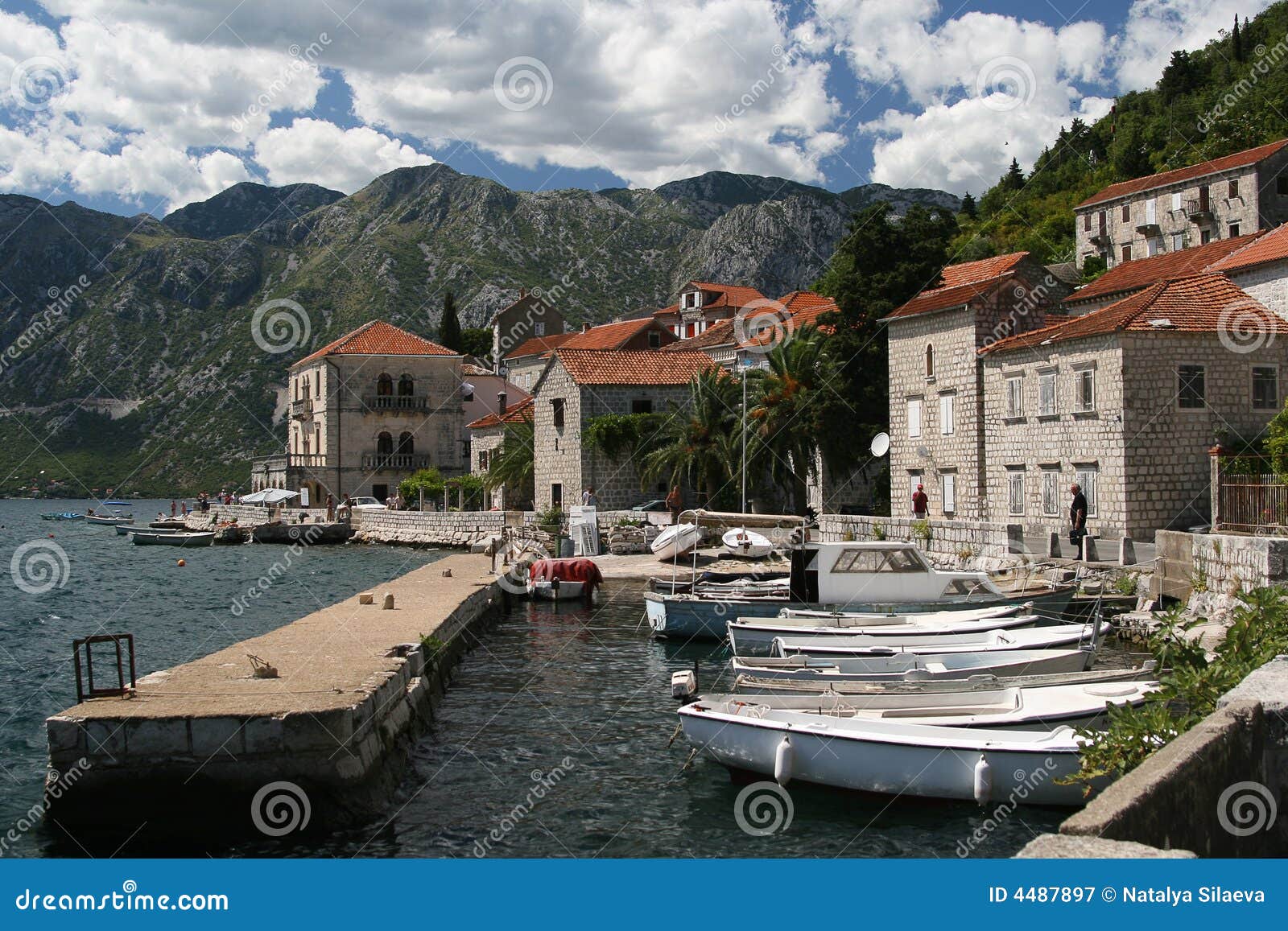 Perast, Montenegro stock image. Image of holiday, travelling - 4487897