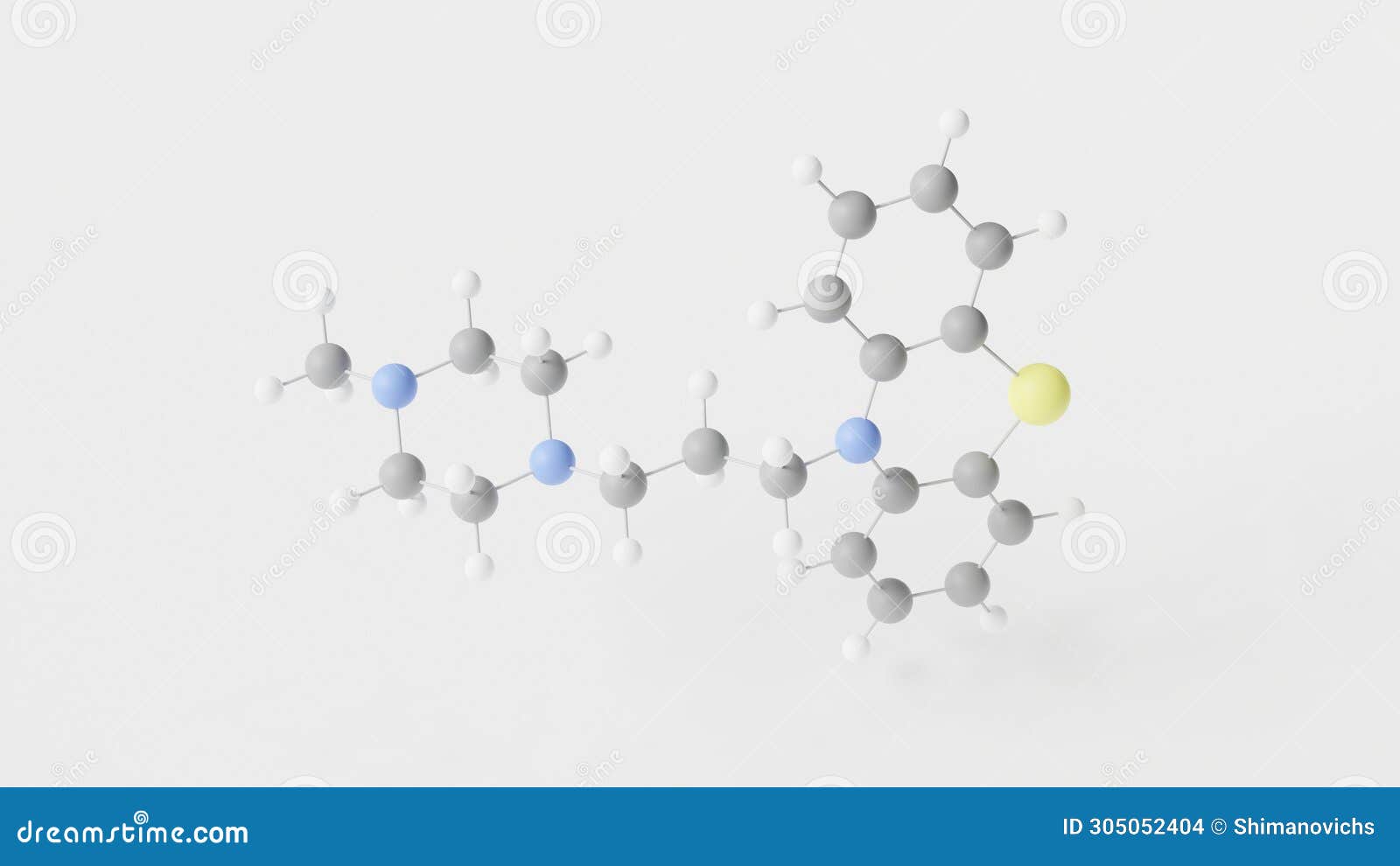 Perazine Molecule, Molecular Structures, Taxilan, 3d Model, Structural ...
