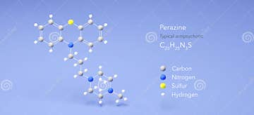Perazine Molecule, Molecular Structures, Taxilan, 3d Model, Structural ...