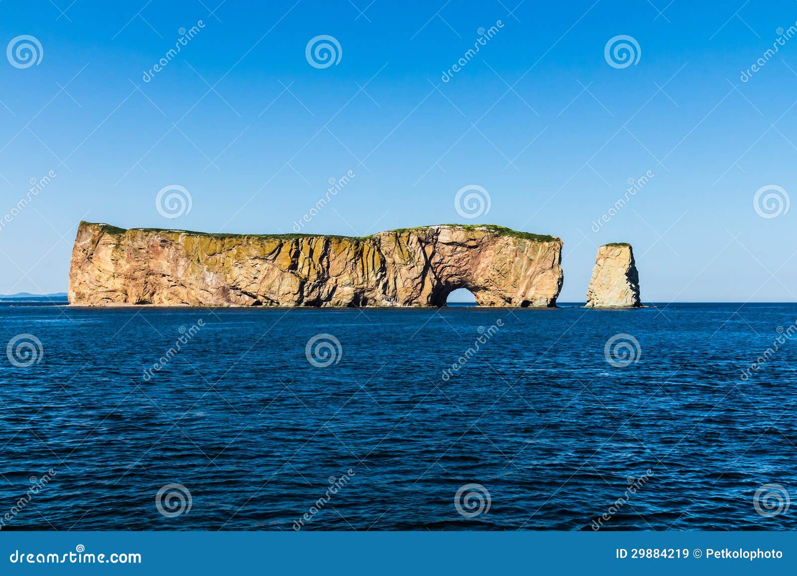 Perce Rock stock image. Image of wonderful, ocean, saint - 29884219