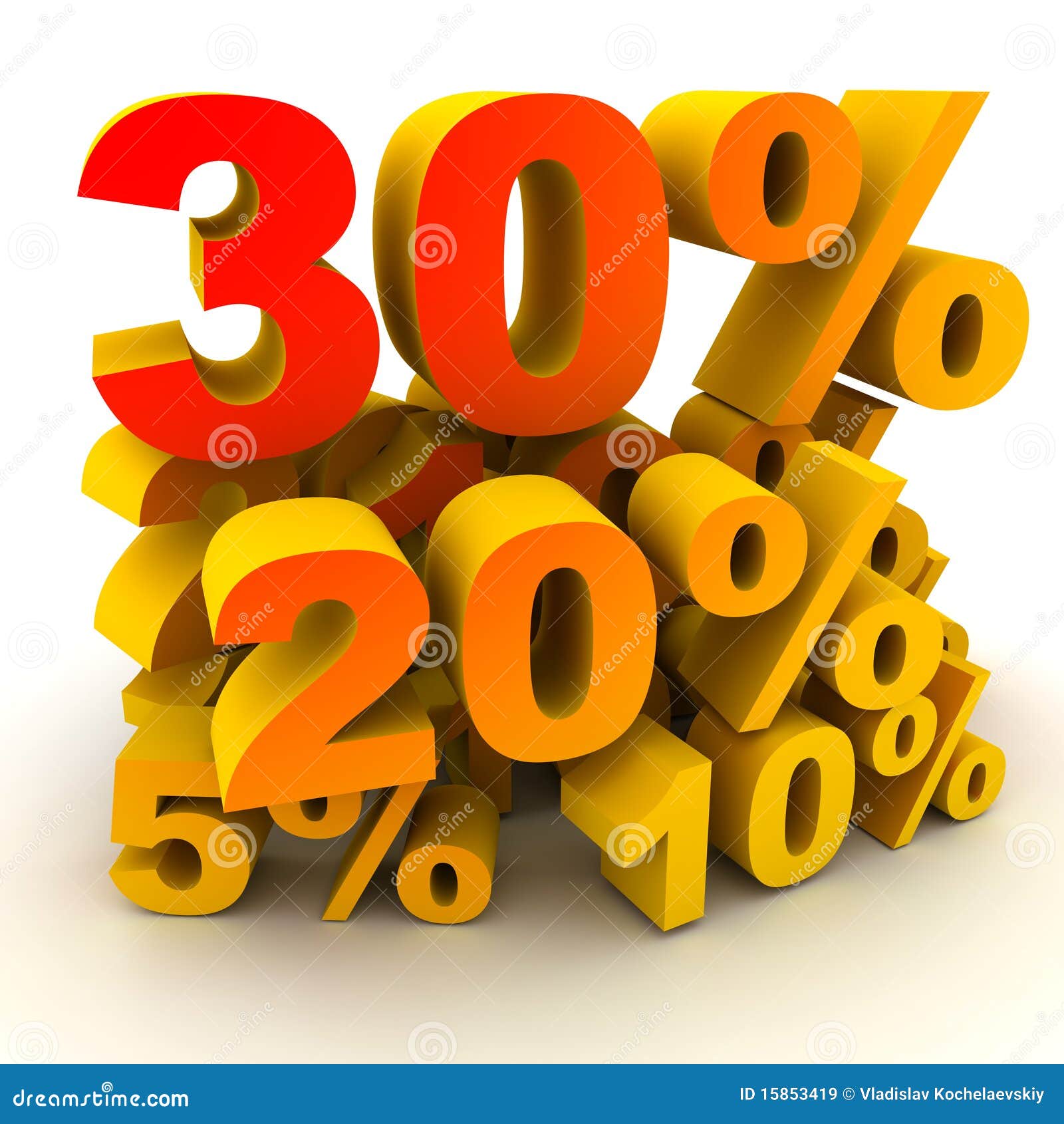 Percent 30 stock illustration. Illustration of numeral - 15853419