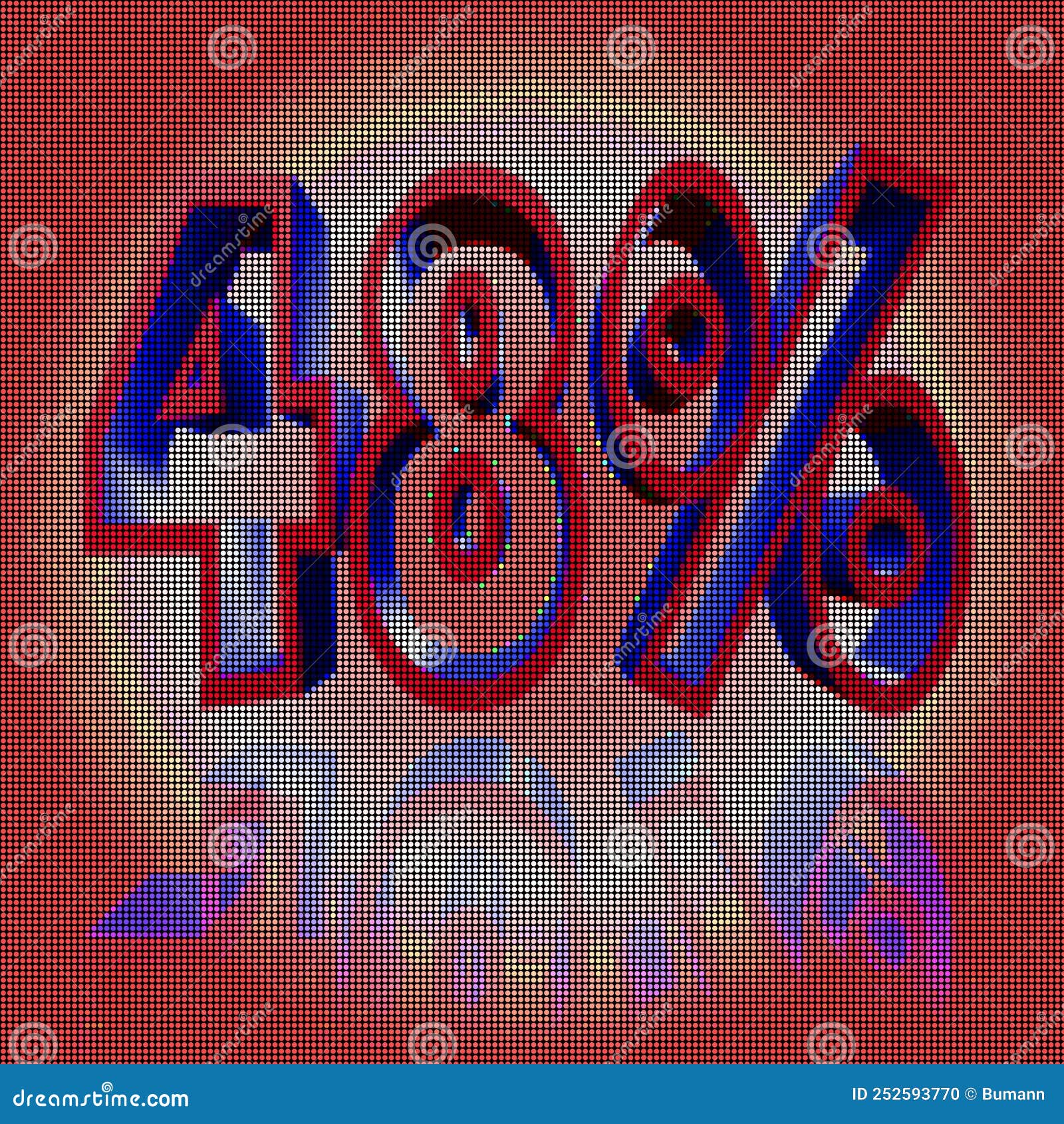 48 , 48 Percent As a 3D Illustration, 3D Rendering Stock Illustration ...