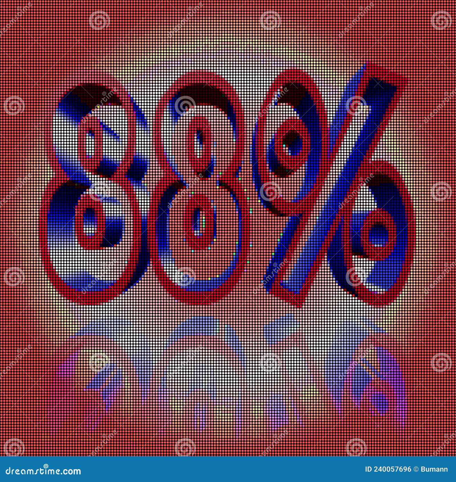 88 , 88 Percent As a 3D Illustration, 3D Rendering Stock Illustration ...