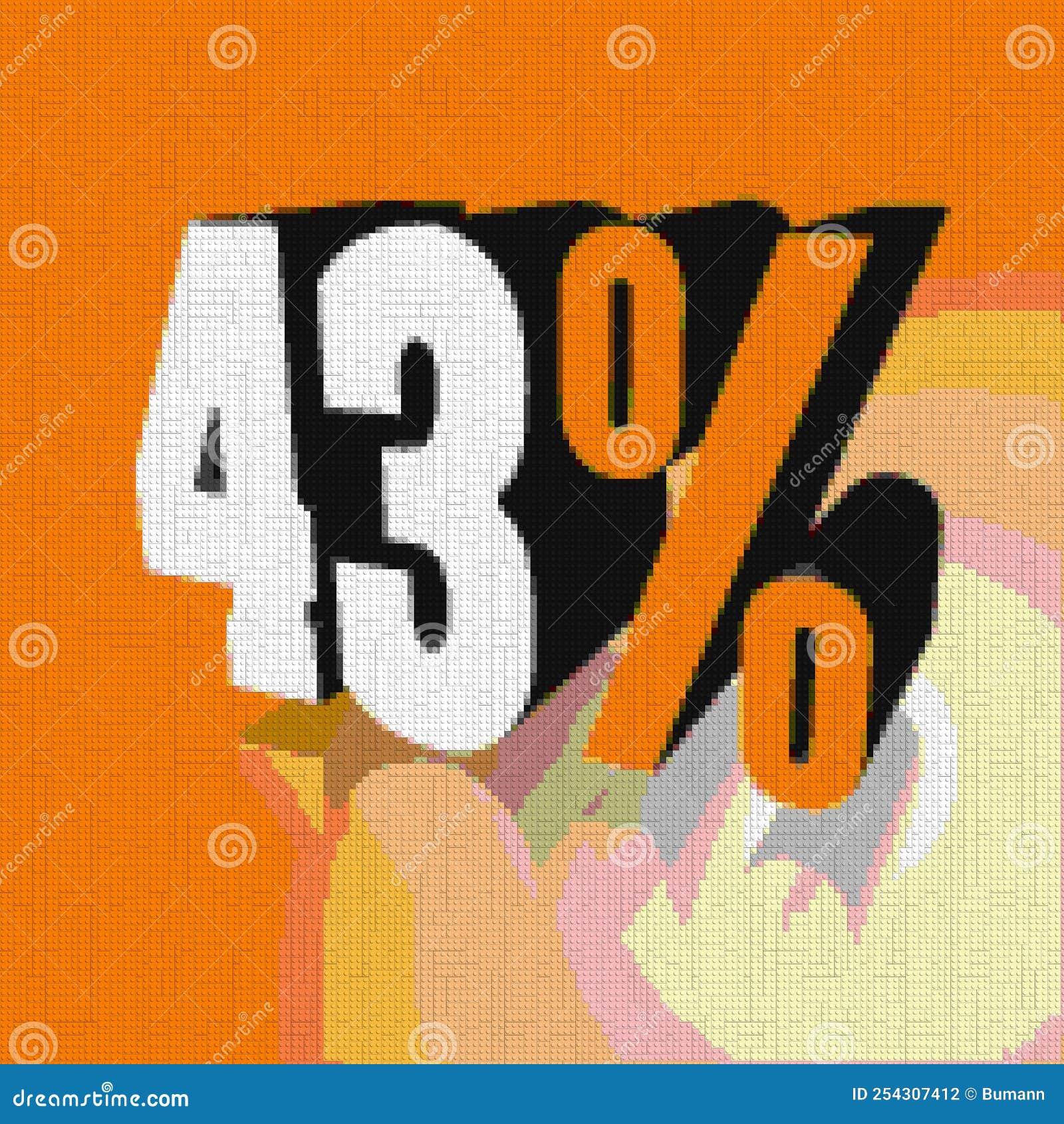 43 , 43 Percent As a 3D Illustration, 3D Rendering Stock Illustration ...