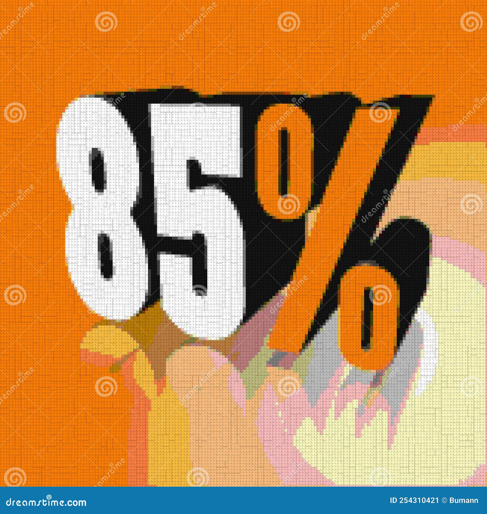 85 , 85 Percent As a 3D Illustration, 3D Rendering Stock Illustration ...