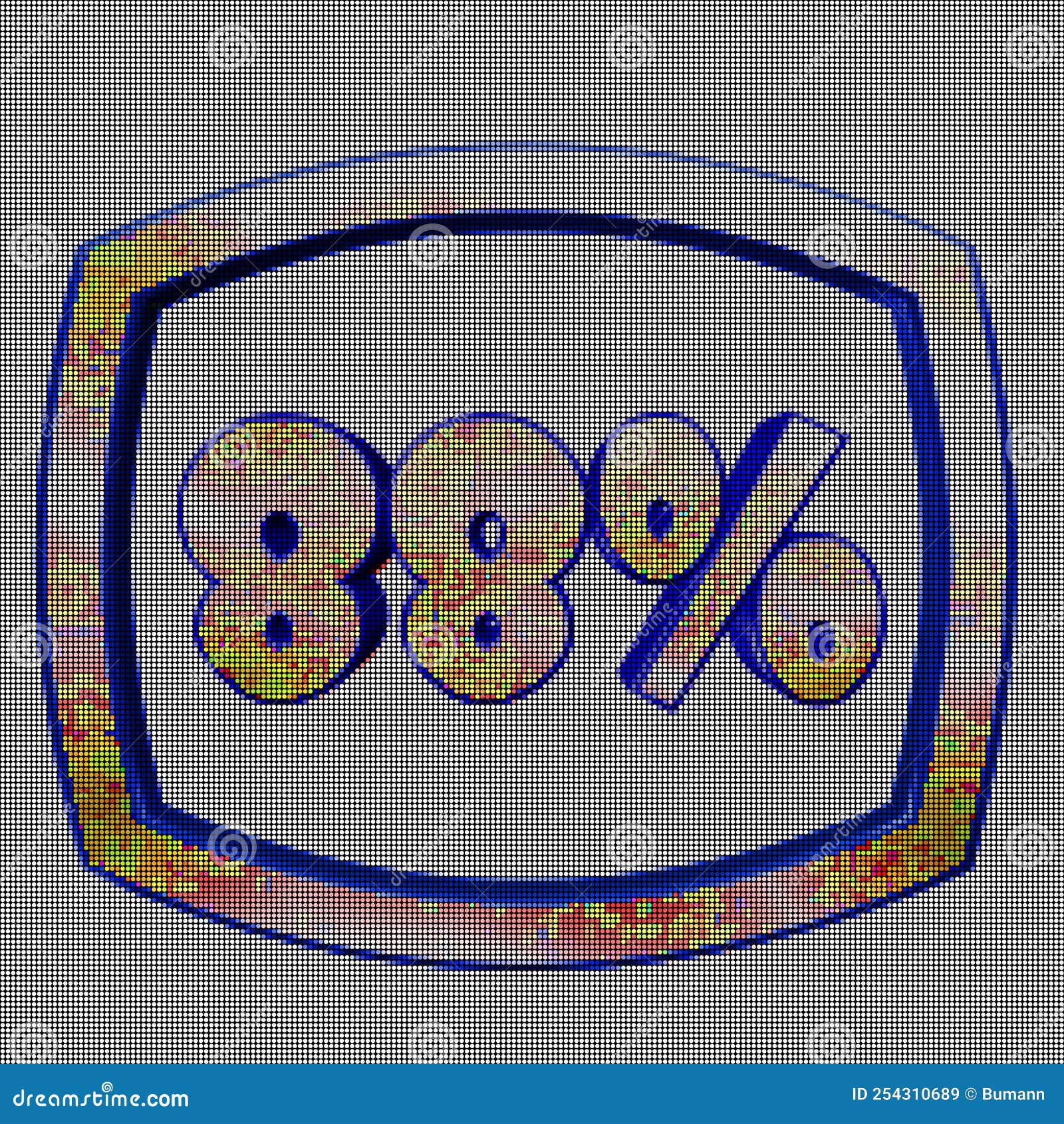 88 , 88 Percent As a 3D Illustration, 3D Rendering Stock Illustration ...