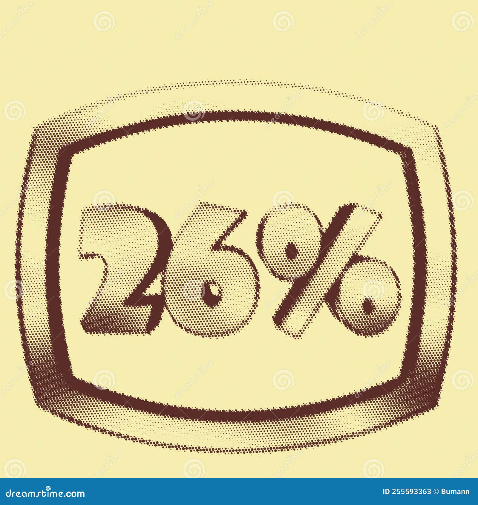 26 , 26 Percent As a 3D Illustration, 3D Rendering Stock Illustration ...