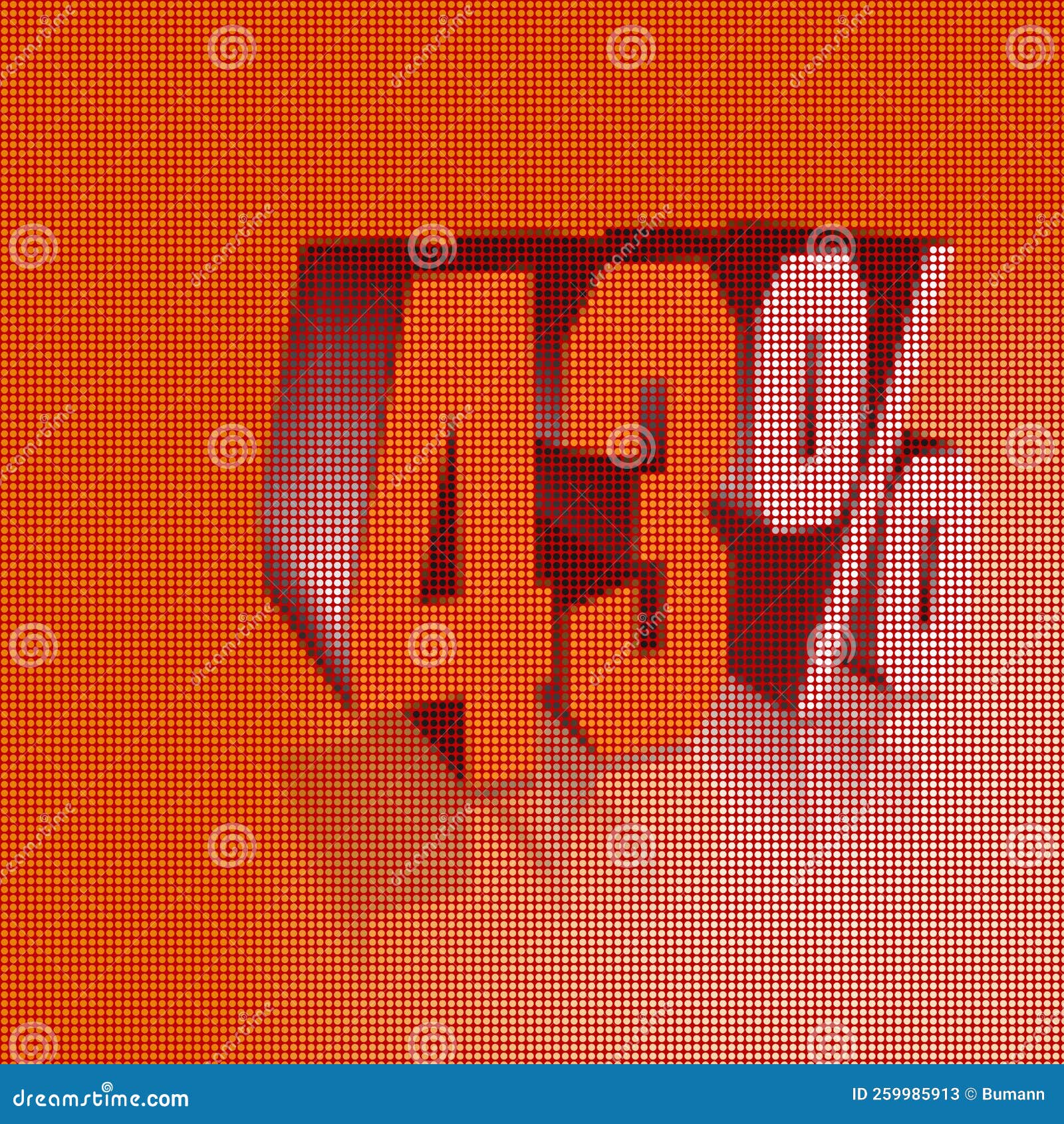 43 , 43 Percent As a 3D Illustration, 3D Rendering Stock Illustration ...