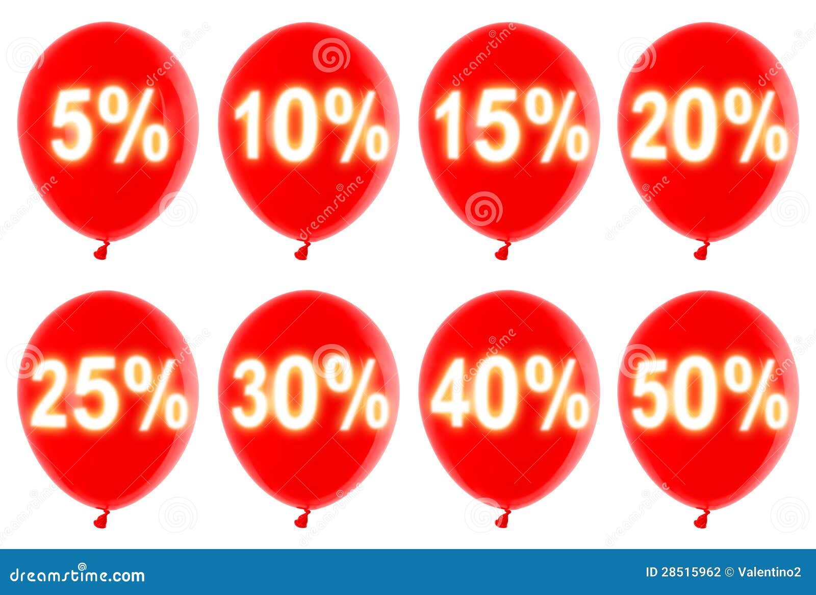 Percent balloons stock illustration. Illustration of percent - 28515962