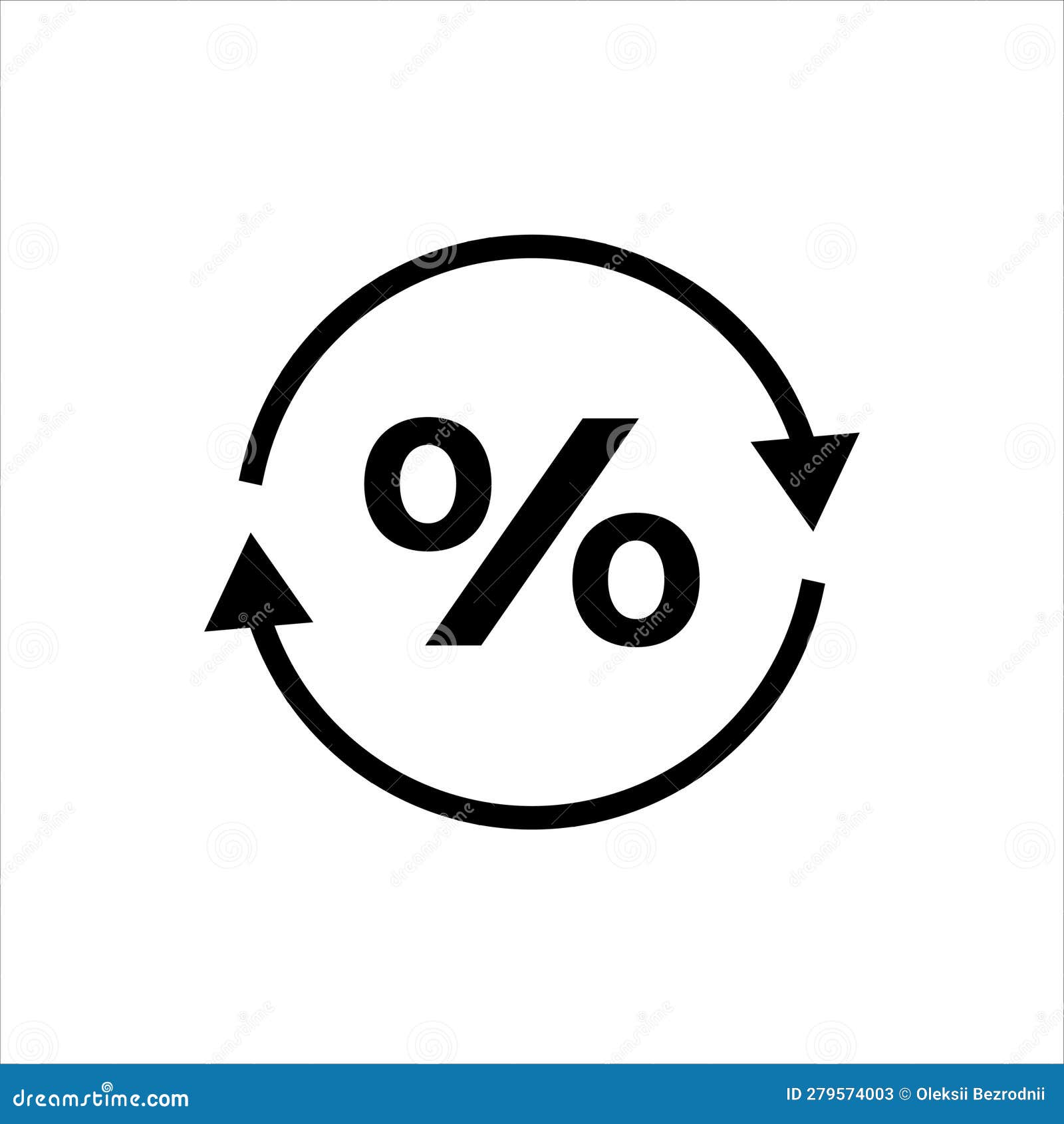 Percent Commission Change Icon Cashback Stock Vector - Illustration of ...