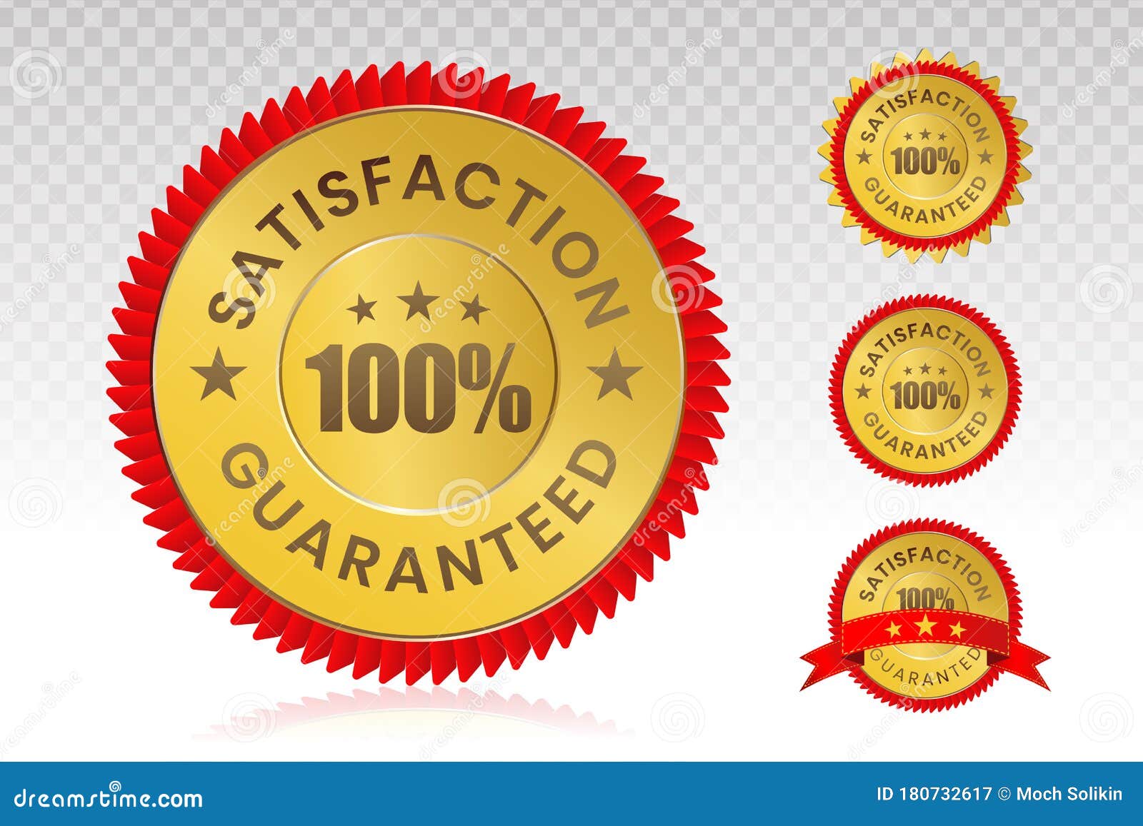 100 Percent Customer Satisfaction Seal With Transparent Background ...