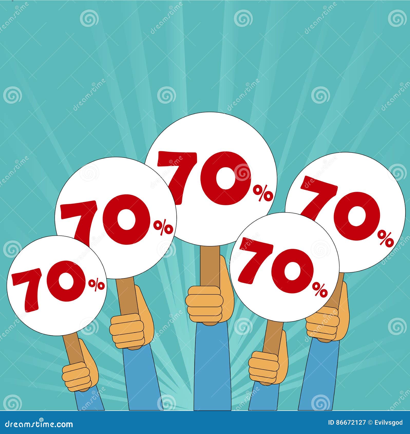 70 percent discount banner stock vector. Illustration of eighty - 86672127