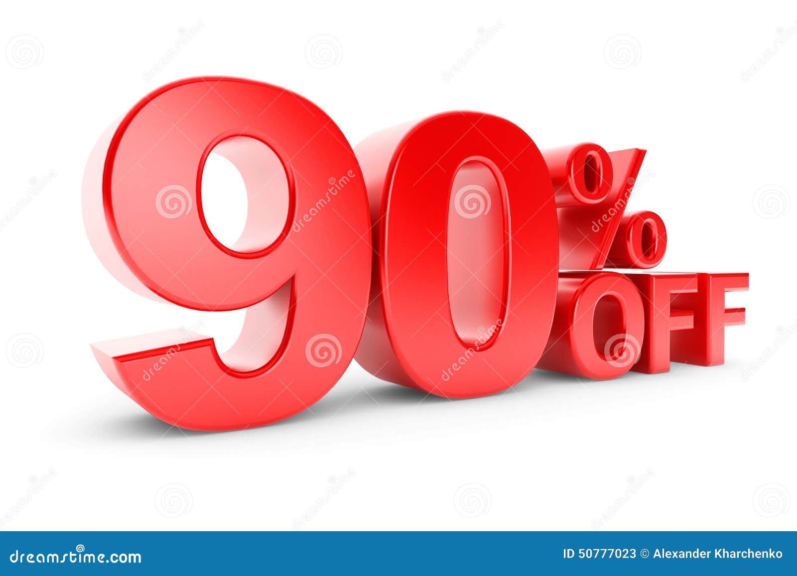 90 percent discount stock illustration. Illustration of background ...