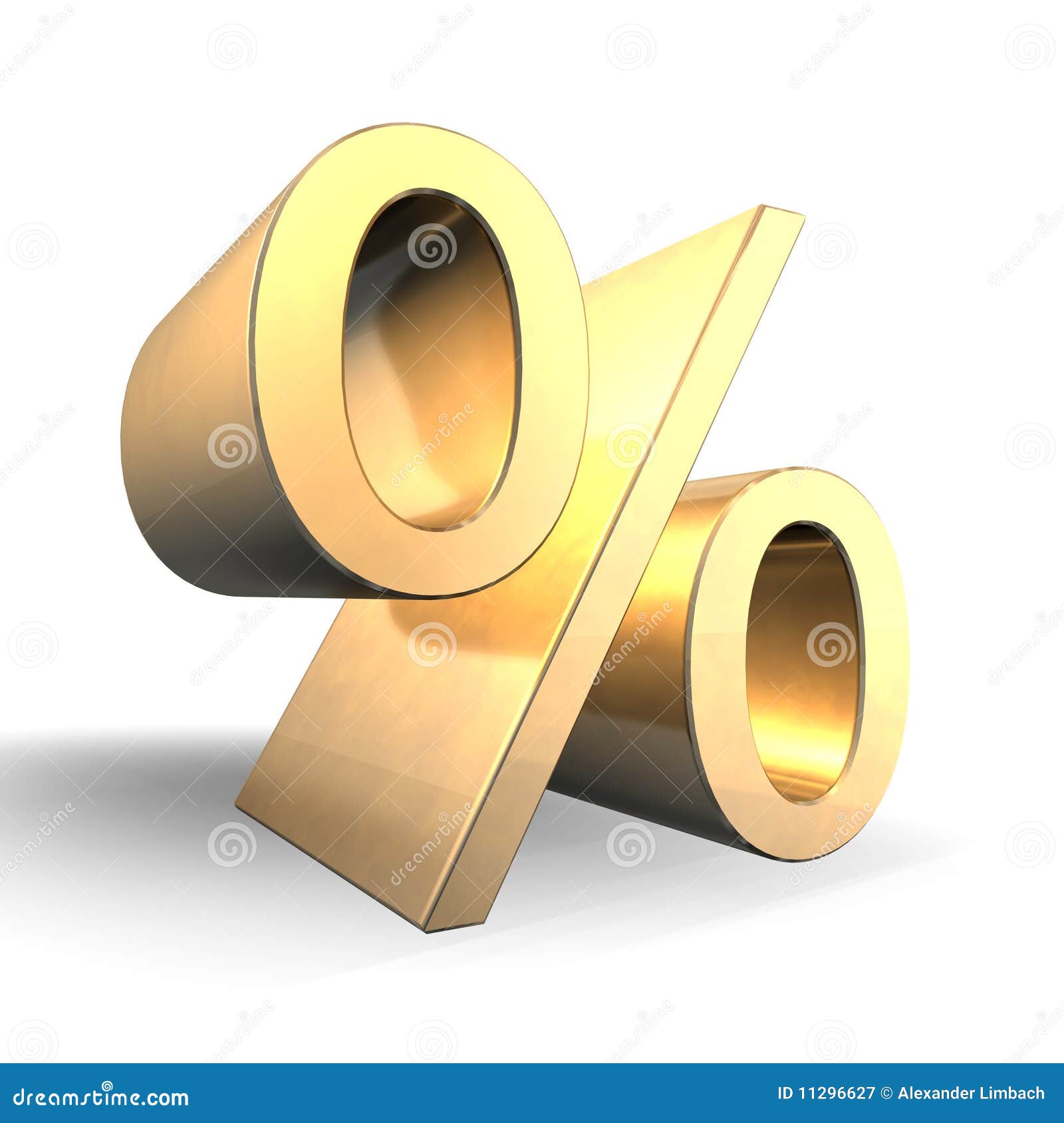 Percent Gold 3d stock illustration. Illustration of percent - 11296627