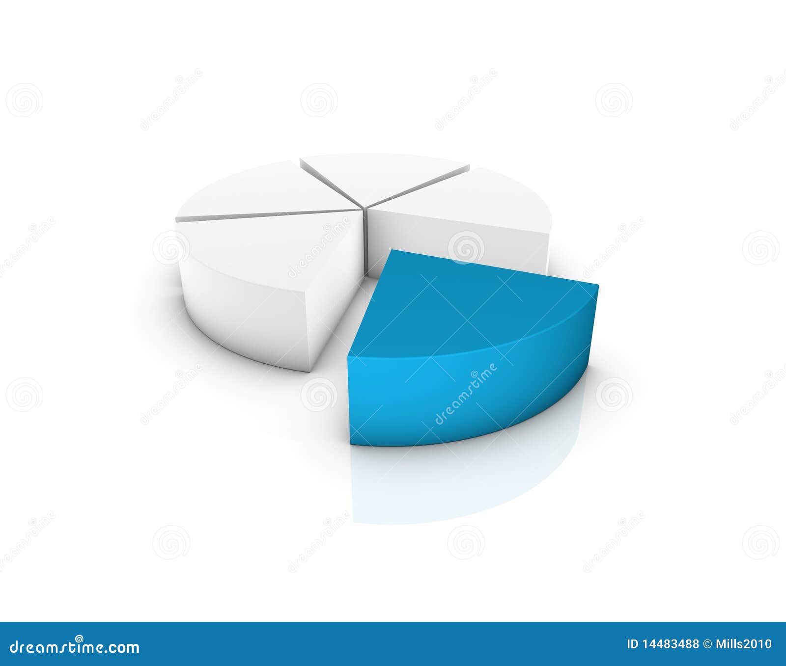 Percent Graph Picture. Image: 14483488