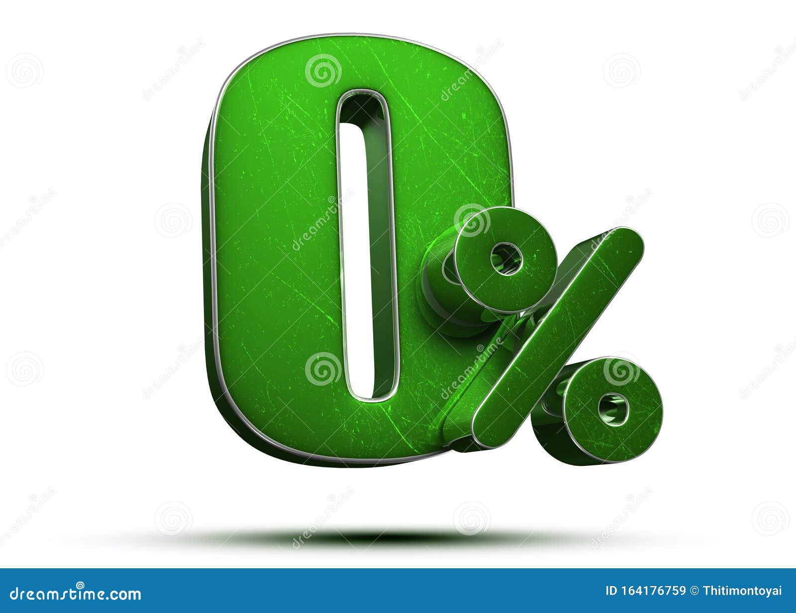 0 percent green 3d. stock illustration. Illustration of market - 164176759