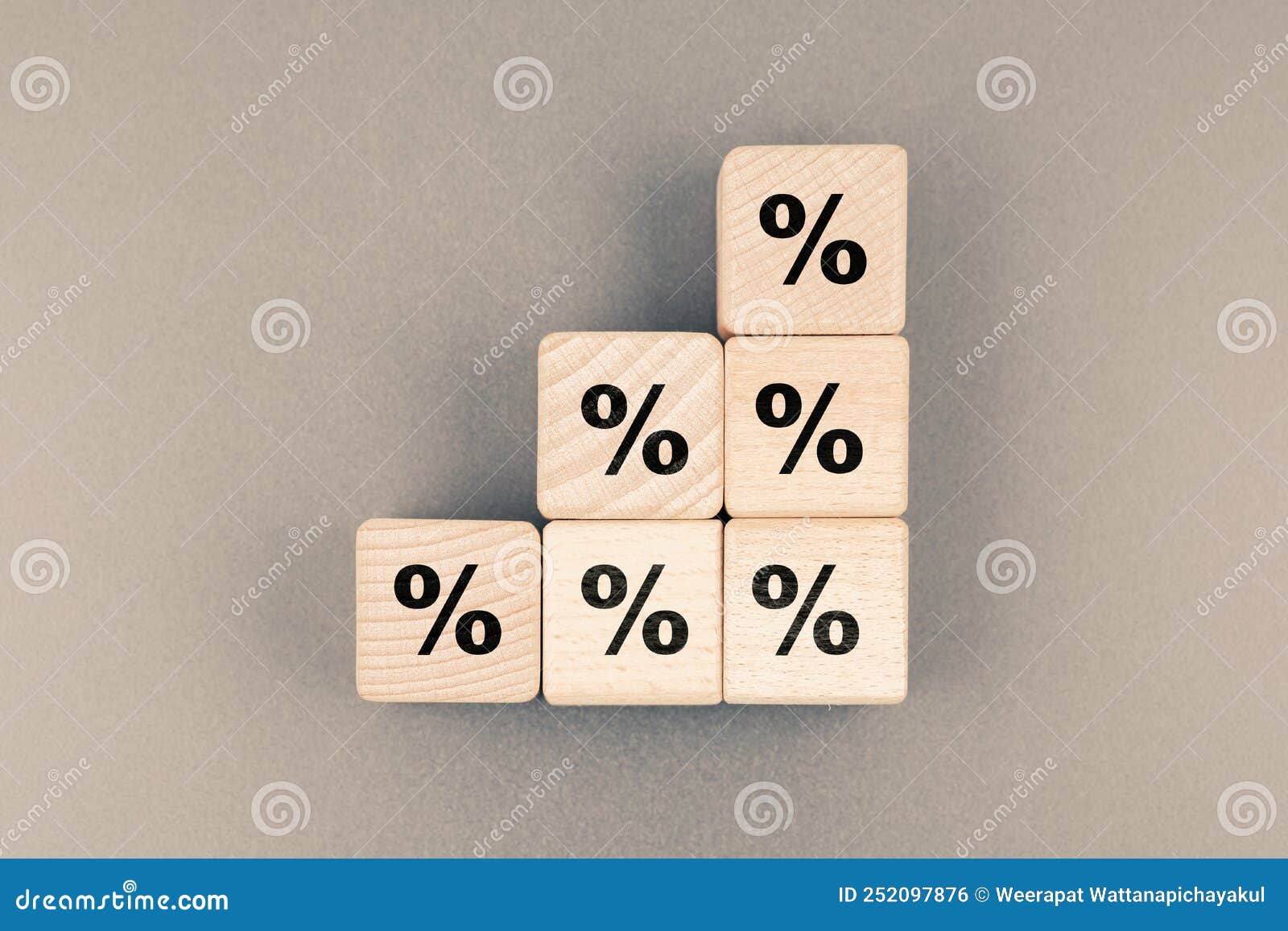 Percent Increase Step by Step Stock Photo - Image of bank, benefits ...