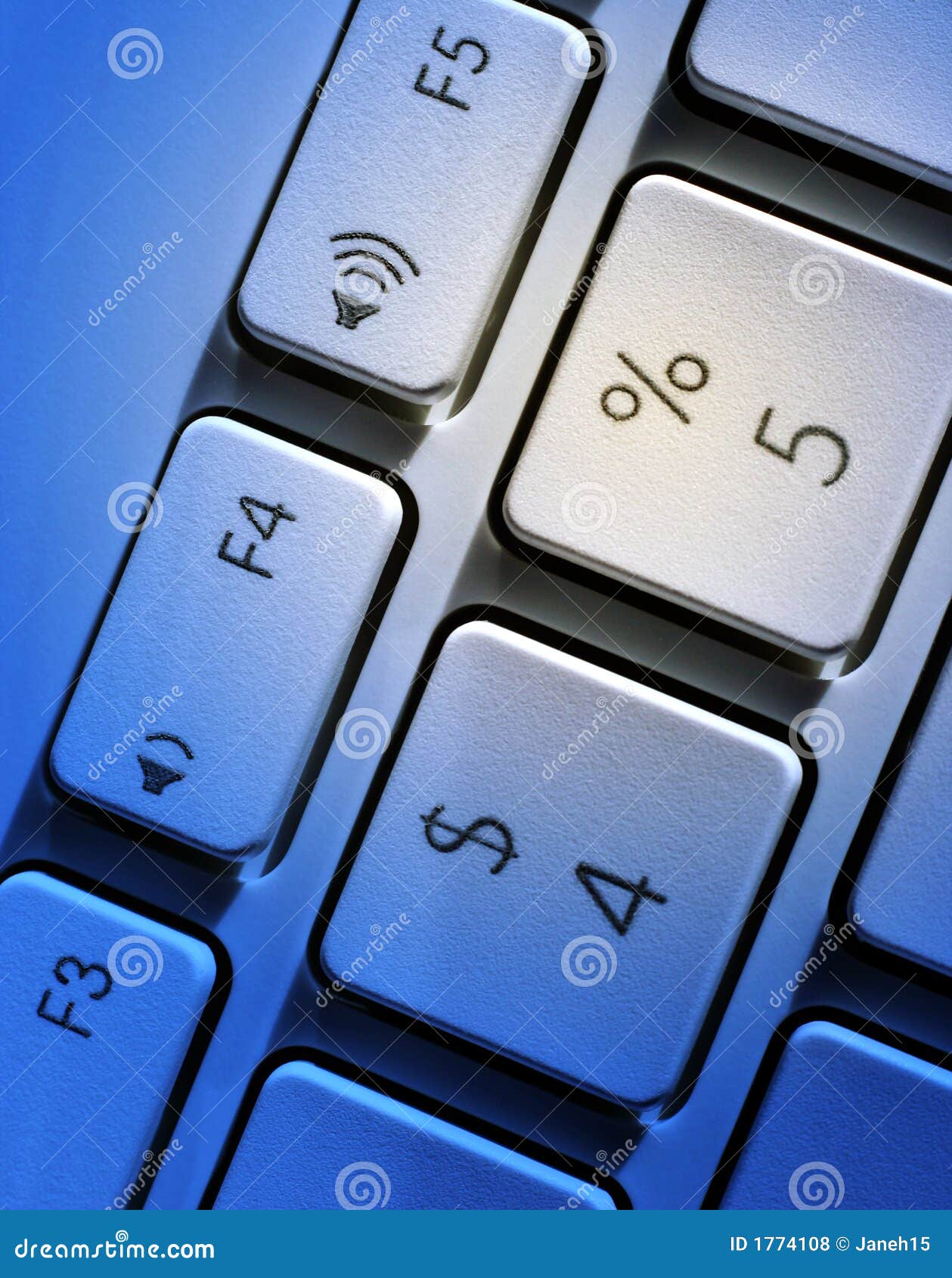 Percent key. stock photo. Image of digital, keyboard, percent - 1774108