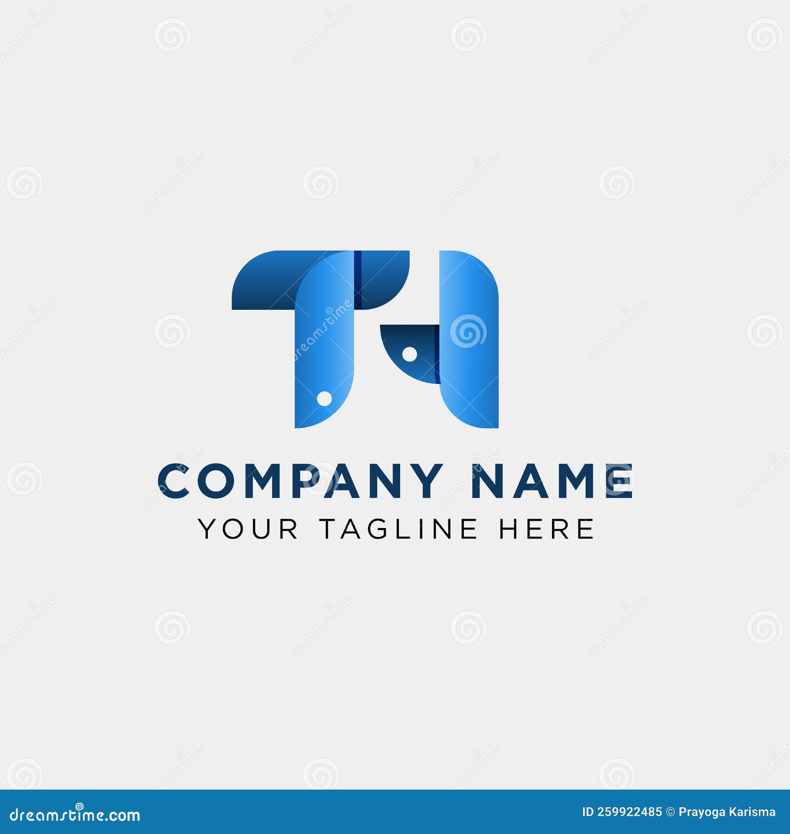 Initials TT Fish Logo stock vector. Illustration of design - 259922485