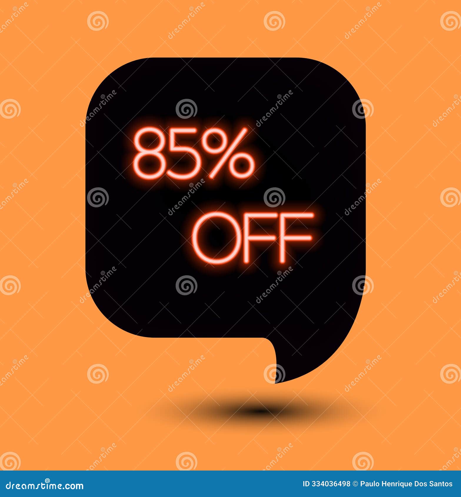 85 Percent Off. Discount Creative Composition. 3d Mega Sale 85 Symbol ...