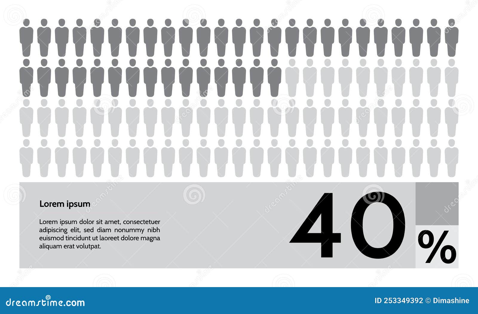 40 Percent People Population Demography, Diagram, Infographics Concept ... 40 Percent People Population Demography, Diagram, Infographics Concept ...