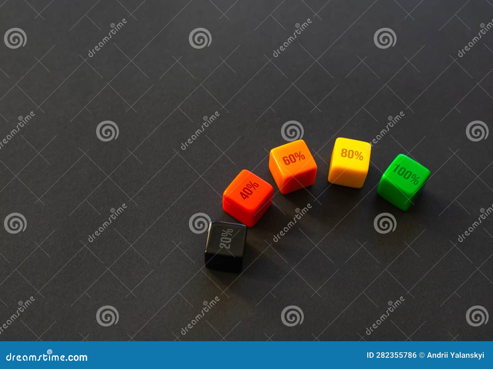 100 Percent Performance. Maximum Efficiency. Work Progress Stock Photo ...