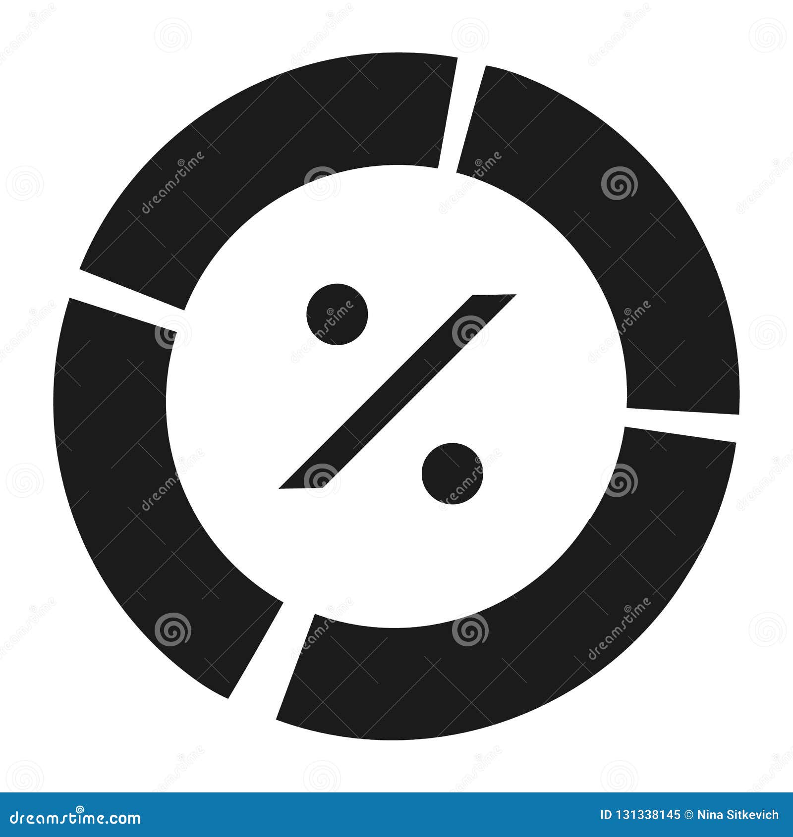Percent Pie Chart Icon, Simple Style Stock Vector - Illustration of ... Percent Pie Chart Icon, Simple Style Stock Vector - Illustration of ...