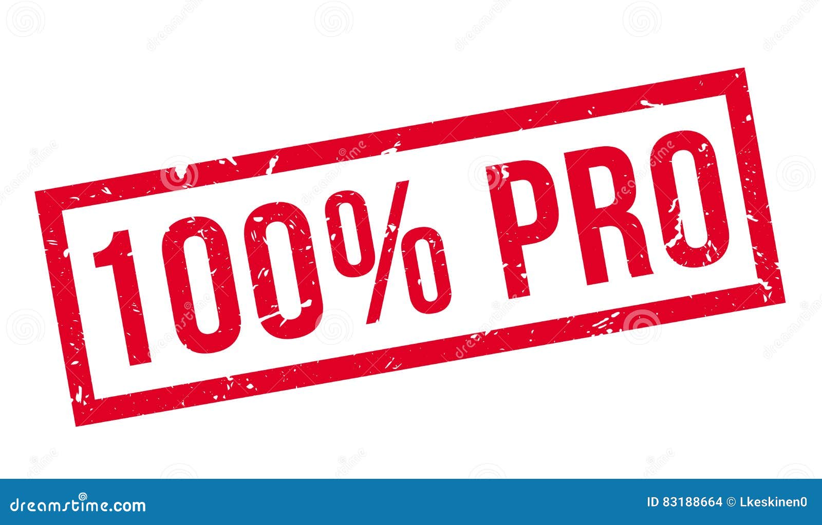 100 Percent Pro Rubber Stamp Stock Illustration - Illustration of ...