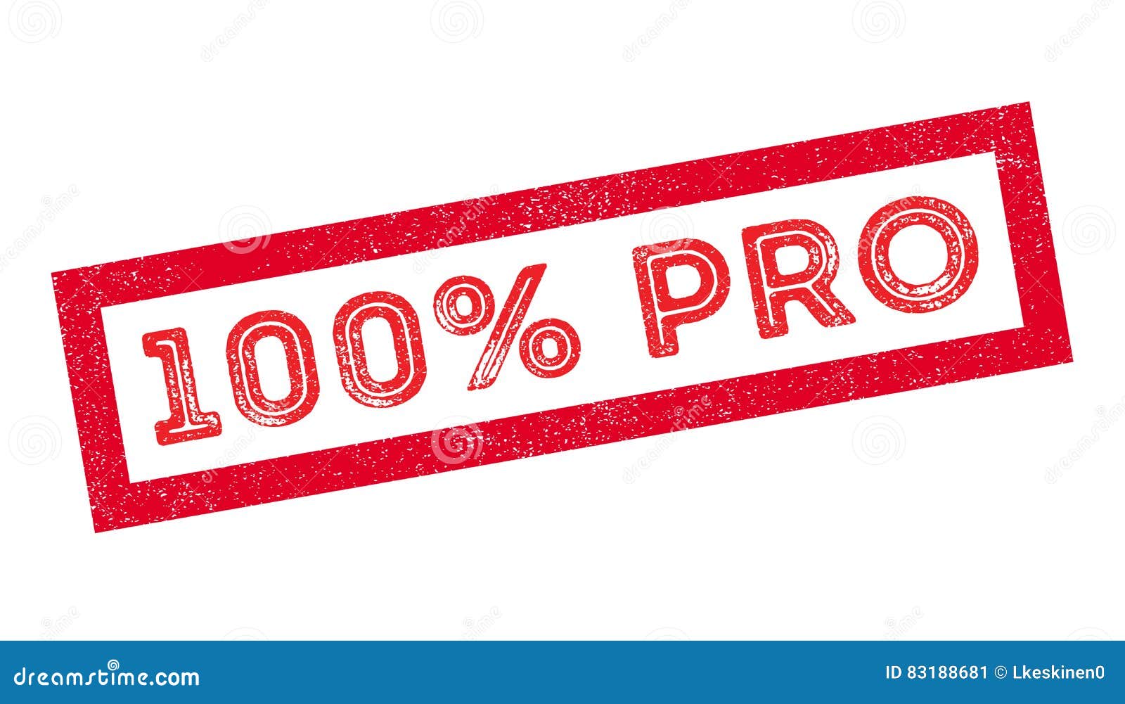 100 Percent Pro Rubber Stamp Stock Illustration - Illustration of ...