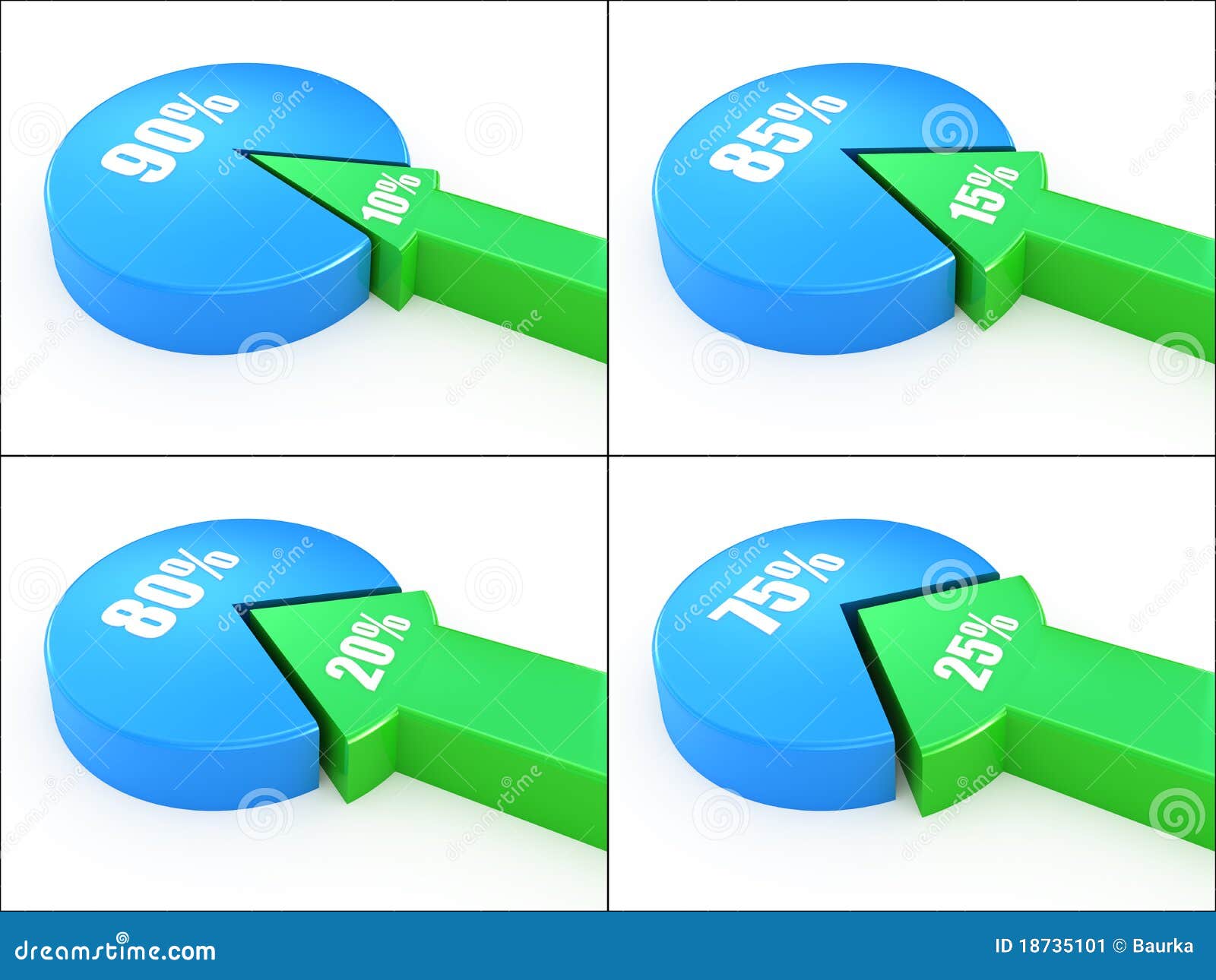 Percent proportions stock illustration. Illustration of graphic - 18735101