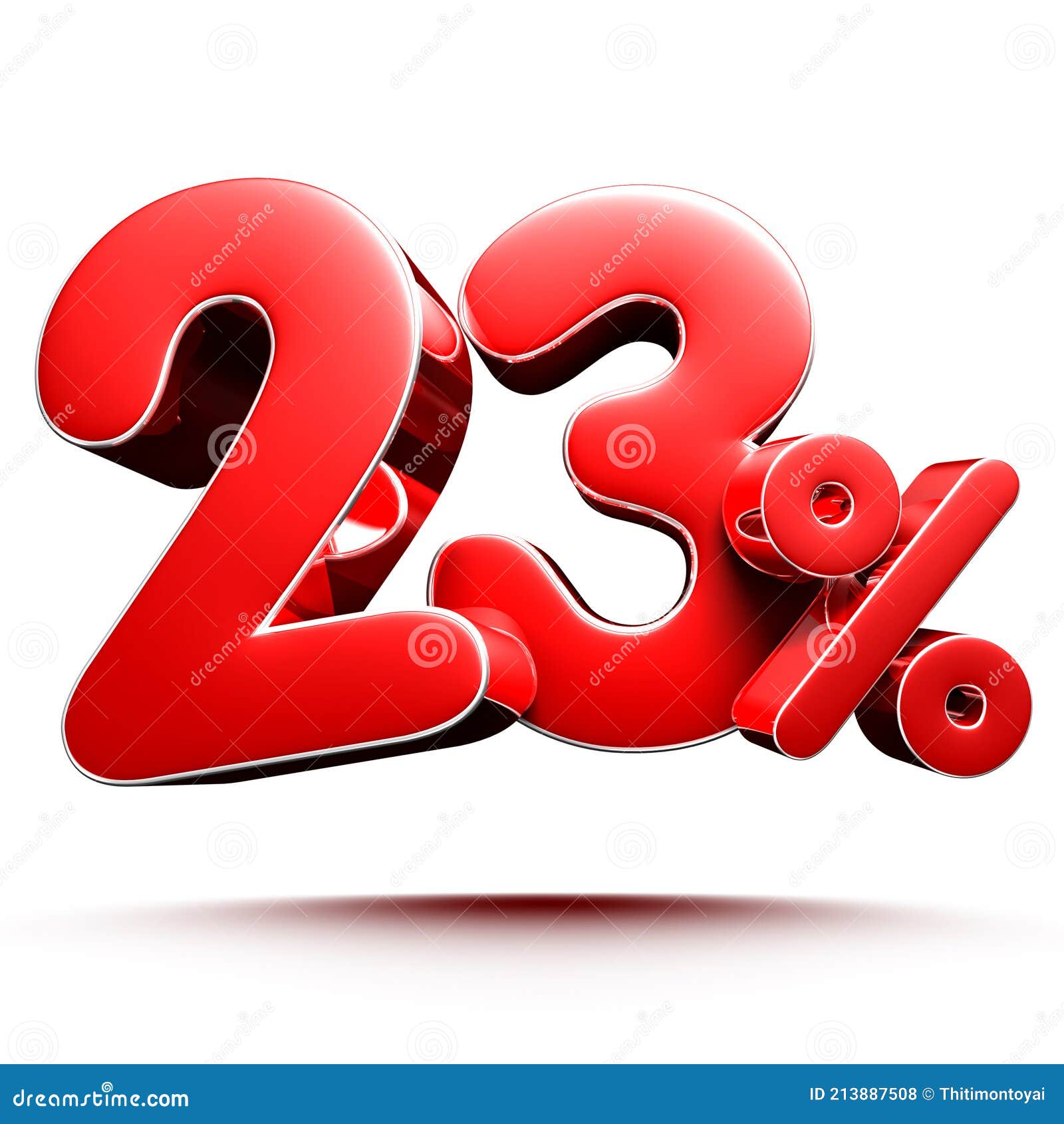 23 percent. stock illustration. Illustration of investment - 213887508