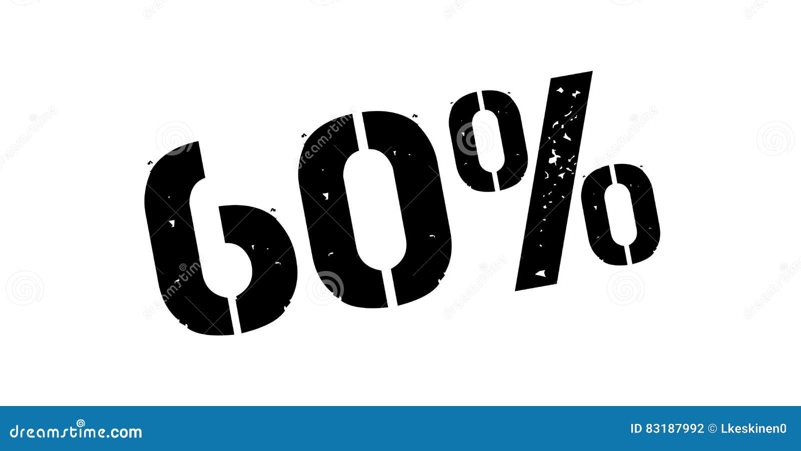 60 percent rubber stamp stock illustration. Illustration of marketing ...