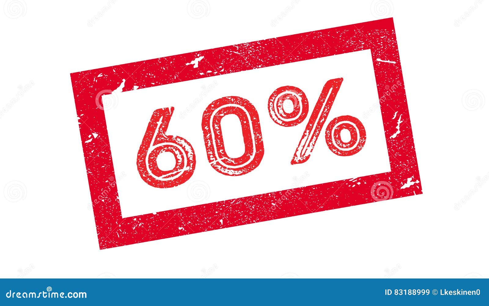 60 percent rubber stamp stock illustration. Illustration of finance ...