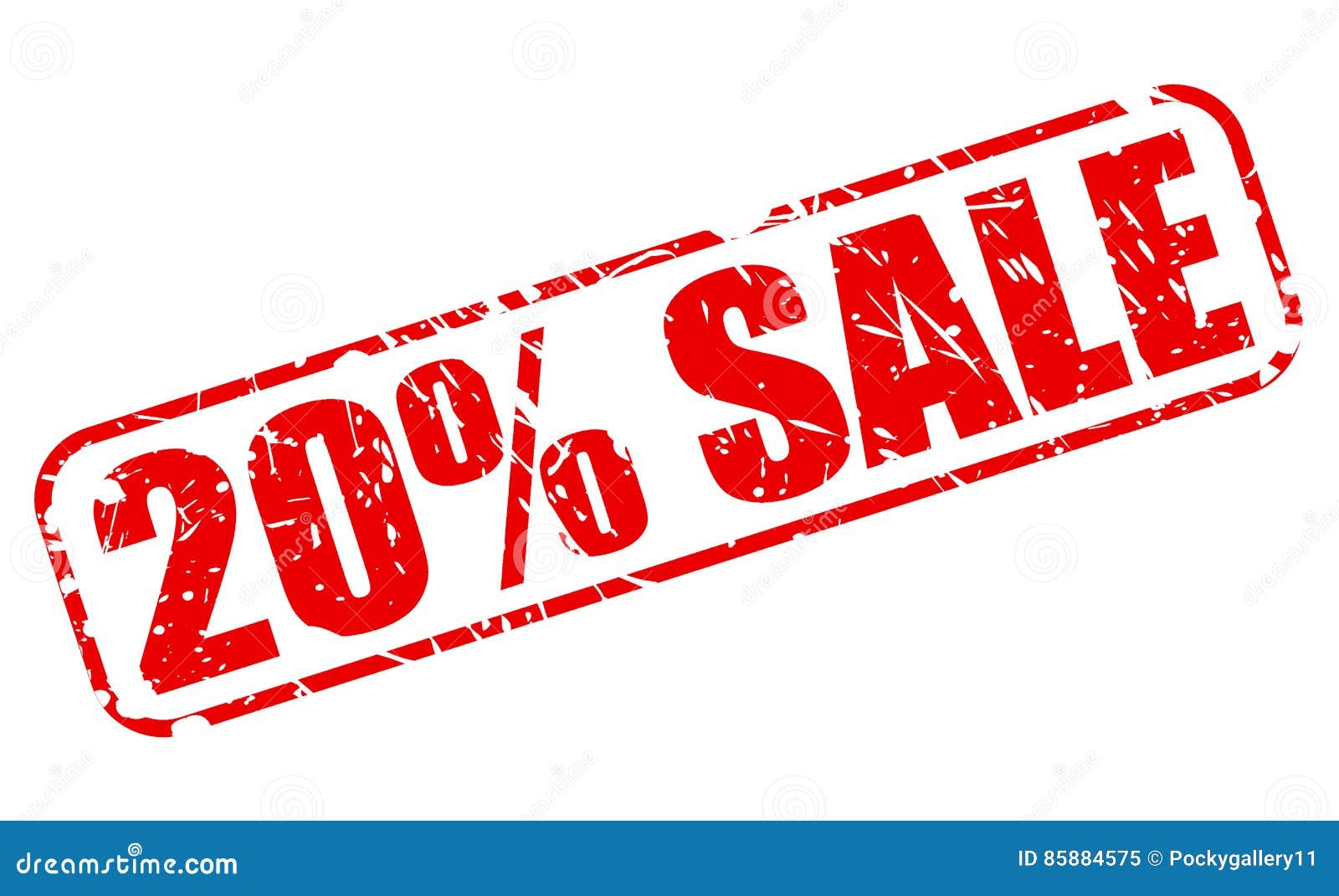 20 PERCENT SALE Red Stamp Text Stock Illustration - Illustration of ...