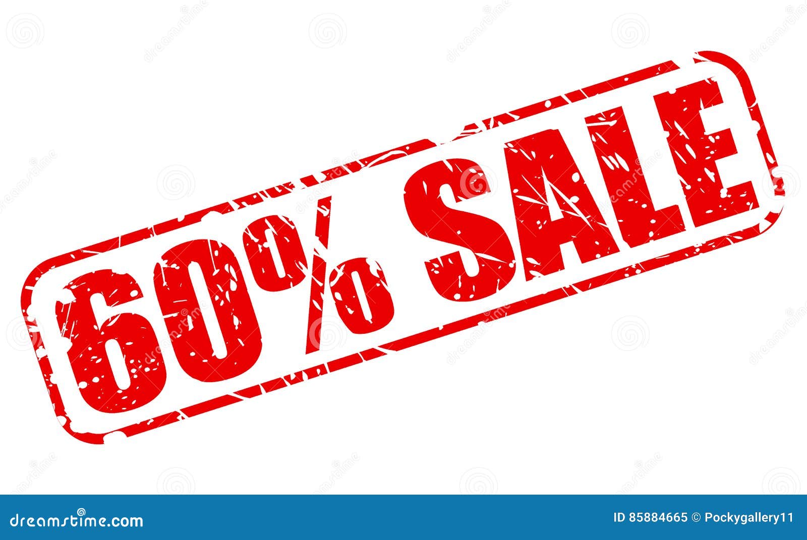 60 PERCENT SALE Red Stamp Text Stock Illustration - Illustration of ...
