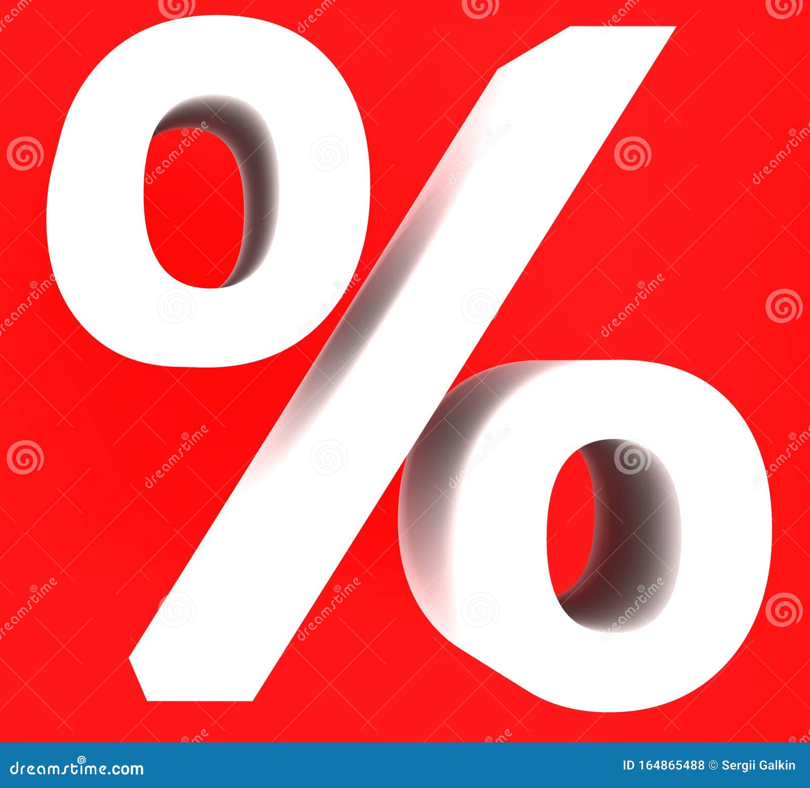 Percent sign stock illustration. Illustration of banking - 164865488
