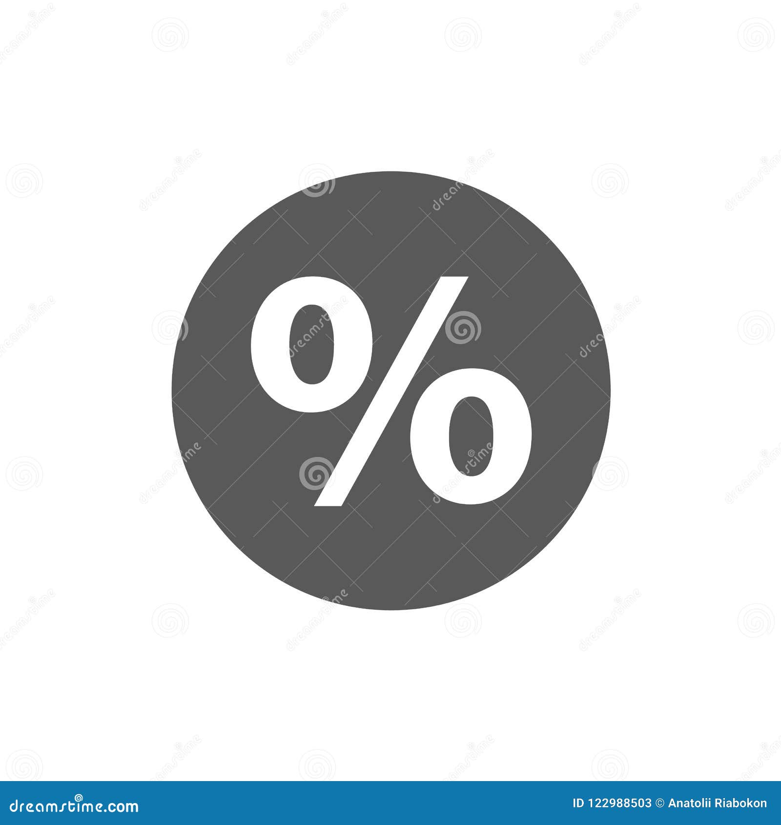Percent sign icon simple stock illustration. Illustration of ...