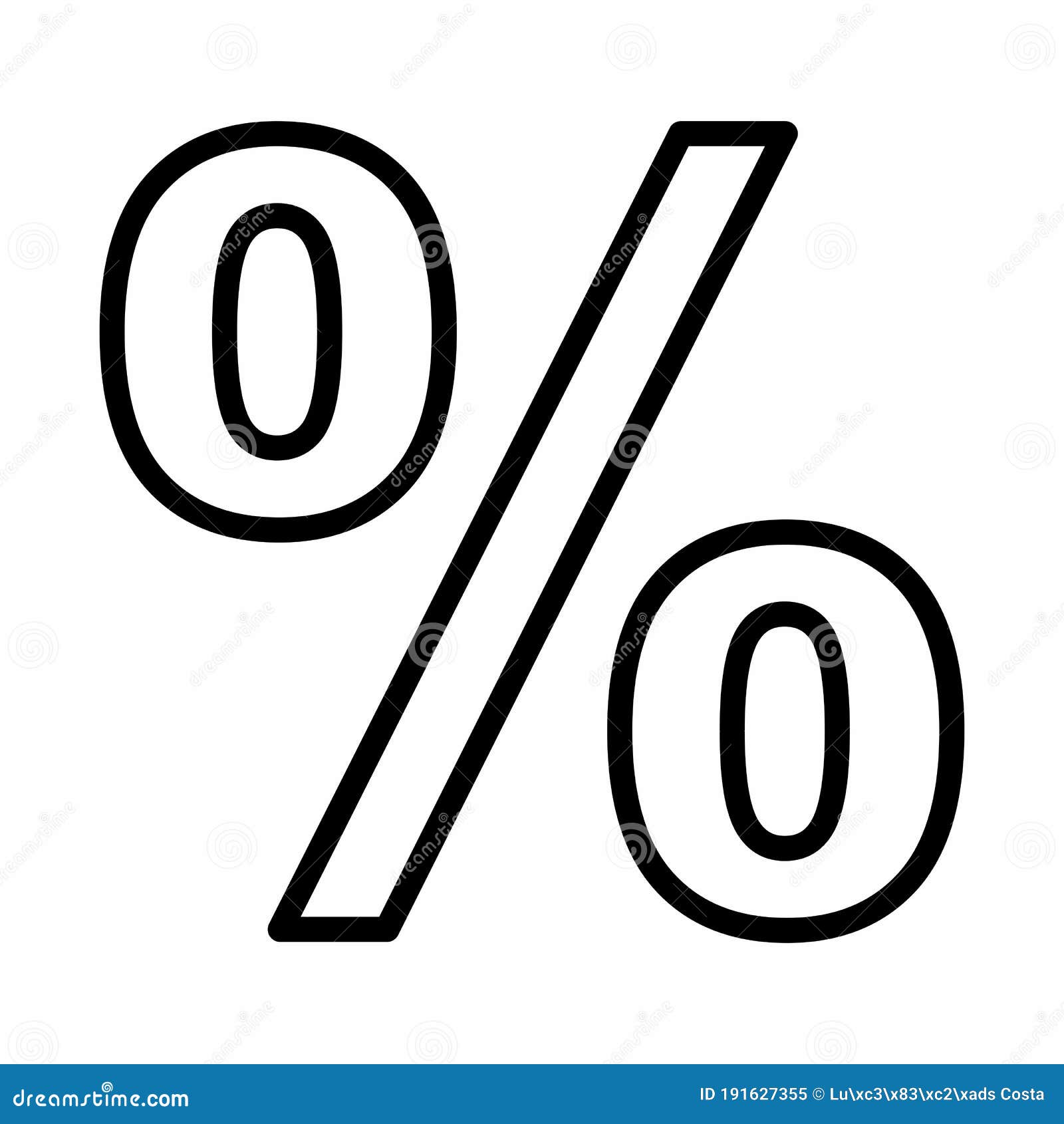 Percent sign illustration stock illustration. Illustration of design ...