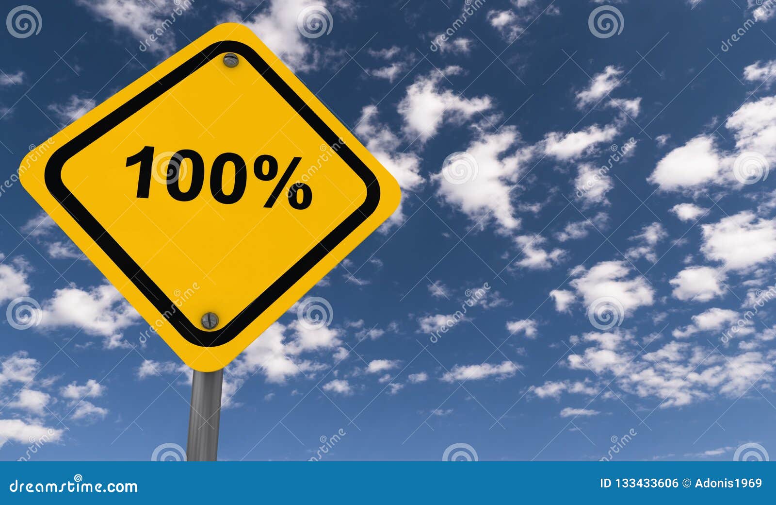 100 percent sign stock illustration. Illustration of graphics - 133433606