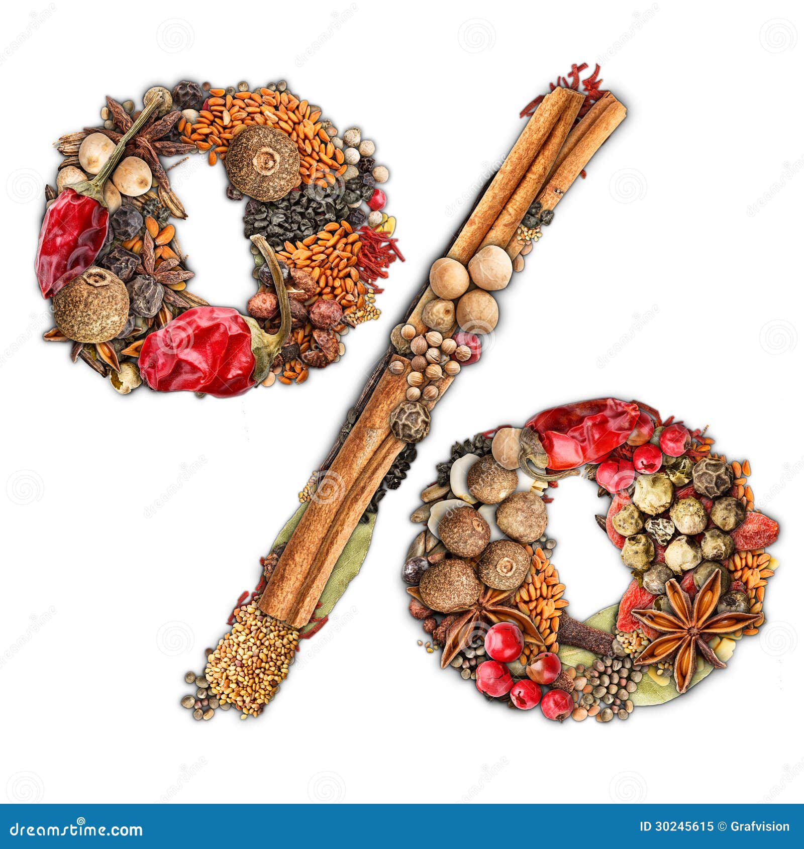 Spices number stock image. Image of sichuan, spice, percent - 30245615