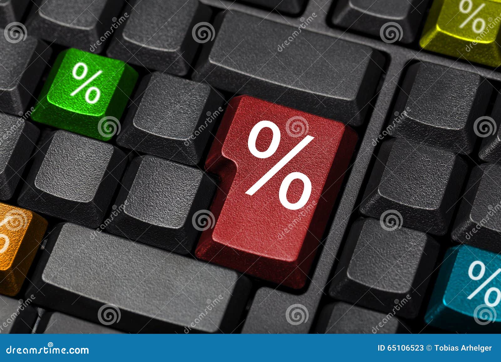 Percent Signs Keyboard Keys Stock Image - Image of computer, plain ...
